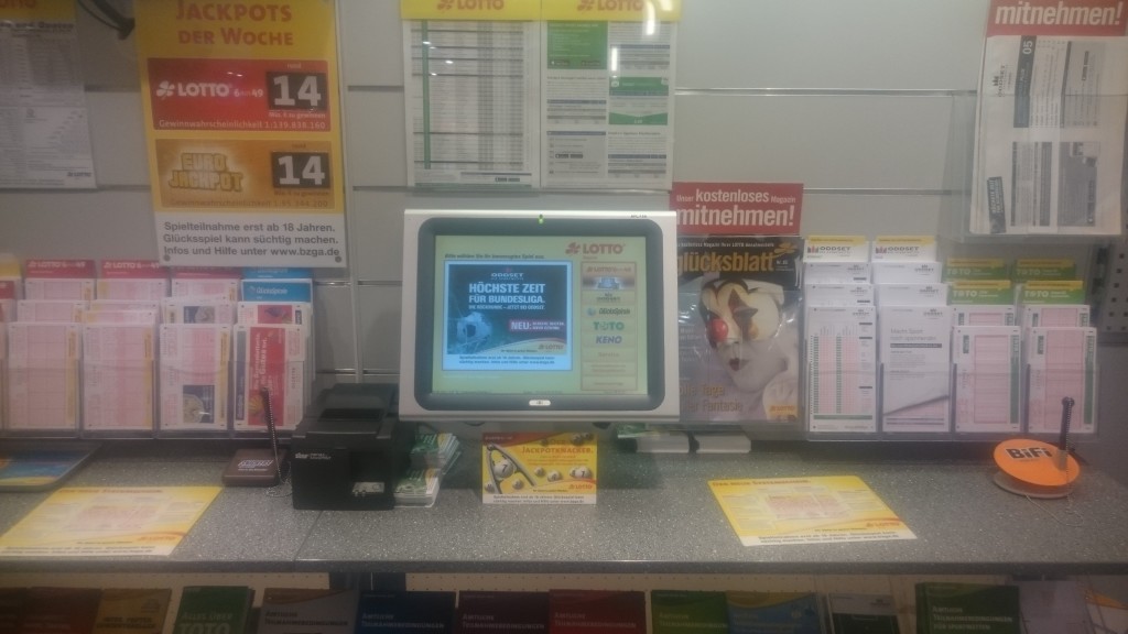 neuer Lotto Tipp Terminal | MENNER CARL